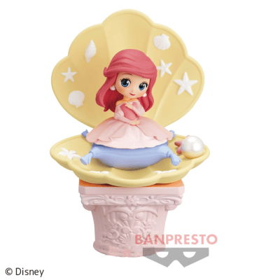 【イエロー】Q posket stories Disney Characters Pink Dress Style -Ariel ...